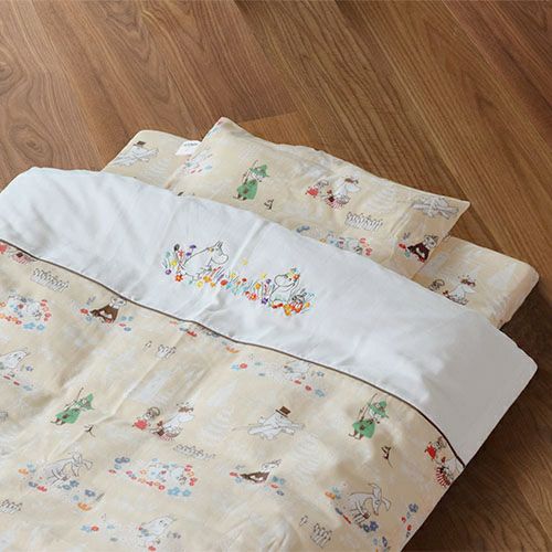MOOMINBABY 9-piece baby futon set (sunny beige) [no - MOOMIN SHOP